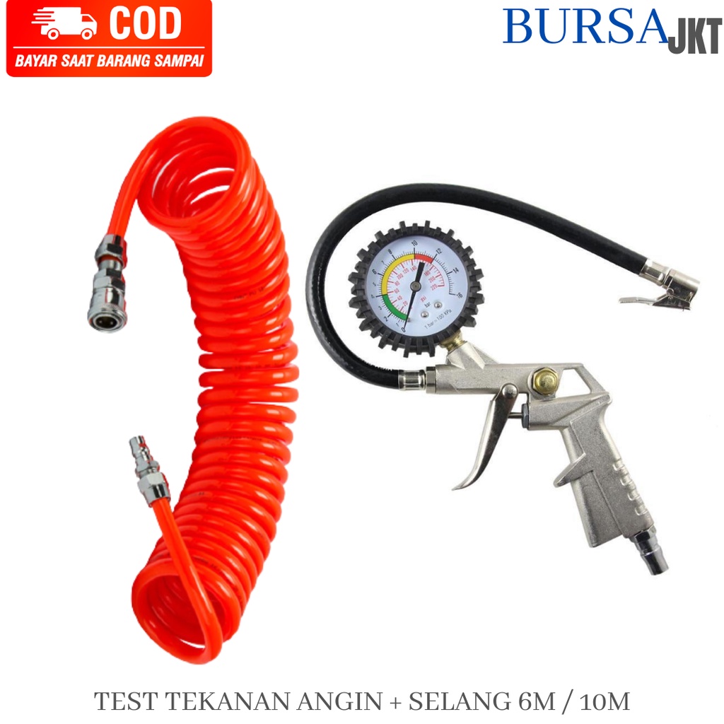 Jual AIR DUSTER SEMPROT ANGIN KOMPRESOR PENGISI ANGIN BAN + SELANG ...