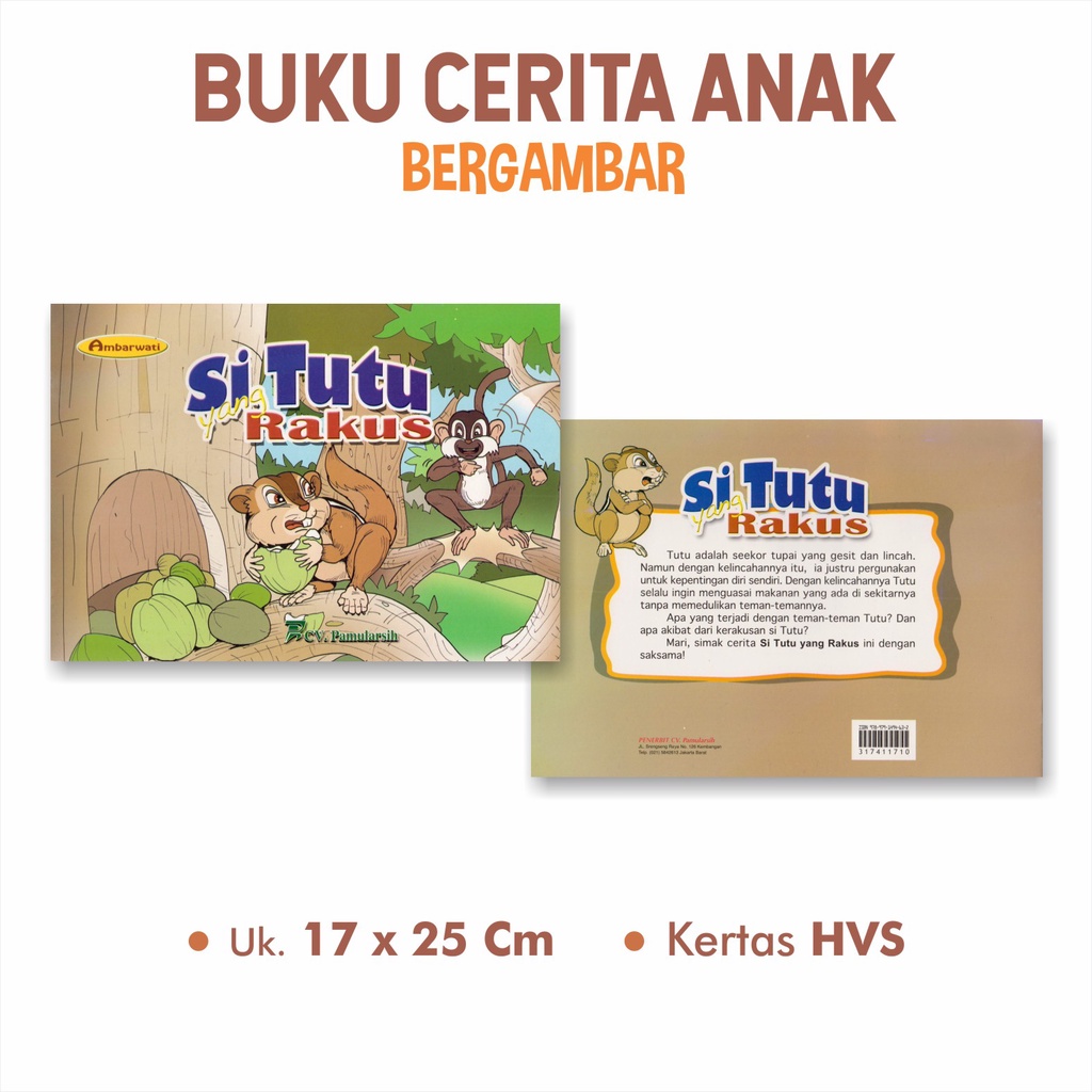 Jual Buku Cerita Anak PAUD TK Bergambar Merpati Baik Hati Kura Ayam ...