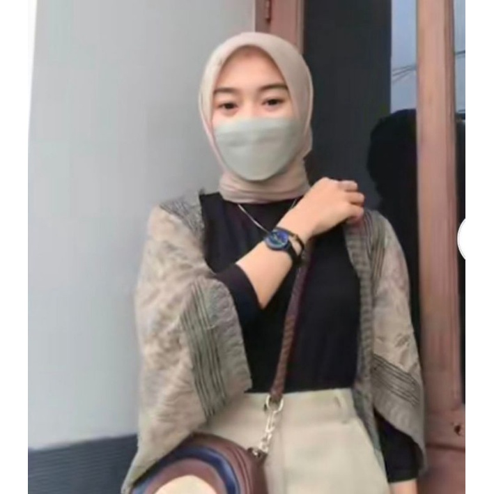 Jual Outer scarf voal printing laser cut | Shopee Indonesia