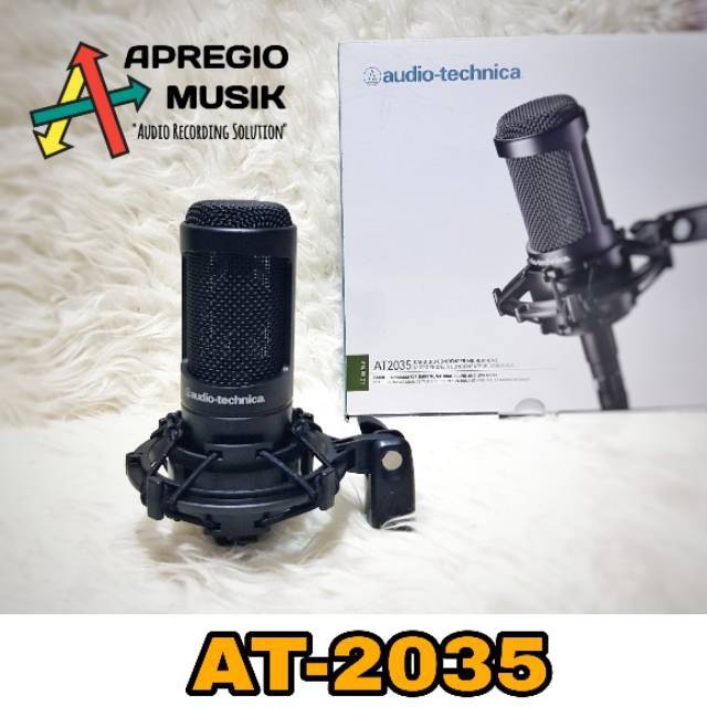 Jual audio technica AT2035 AT 2035 Microphone Condensor | Shopee Indonesia