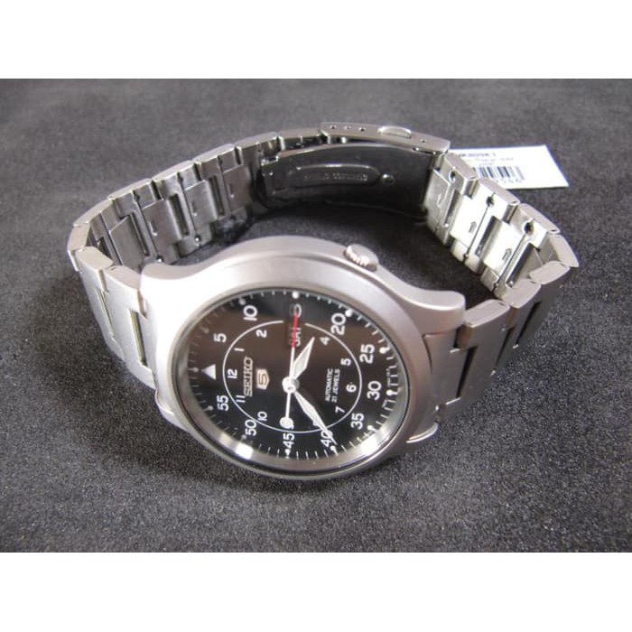Jual Seiko 5 Snk809K1 Automatic 21 Jewels Black Military Stainless ...