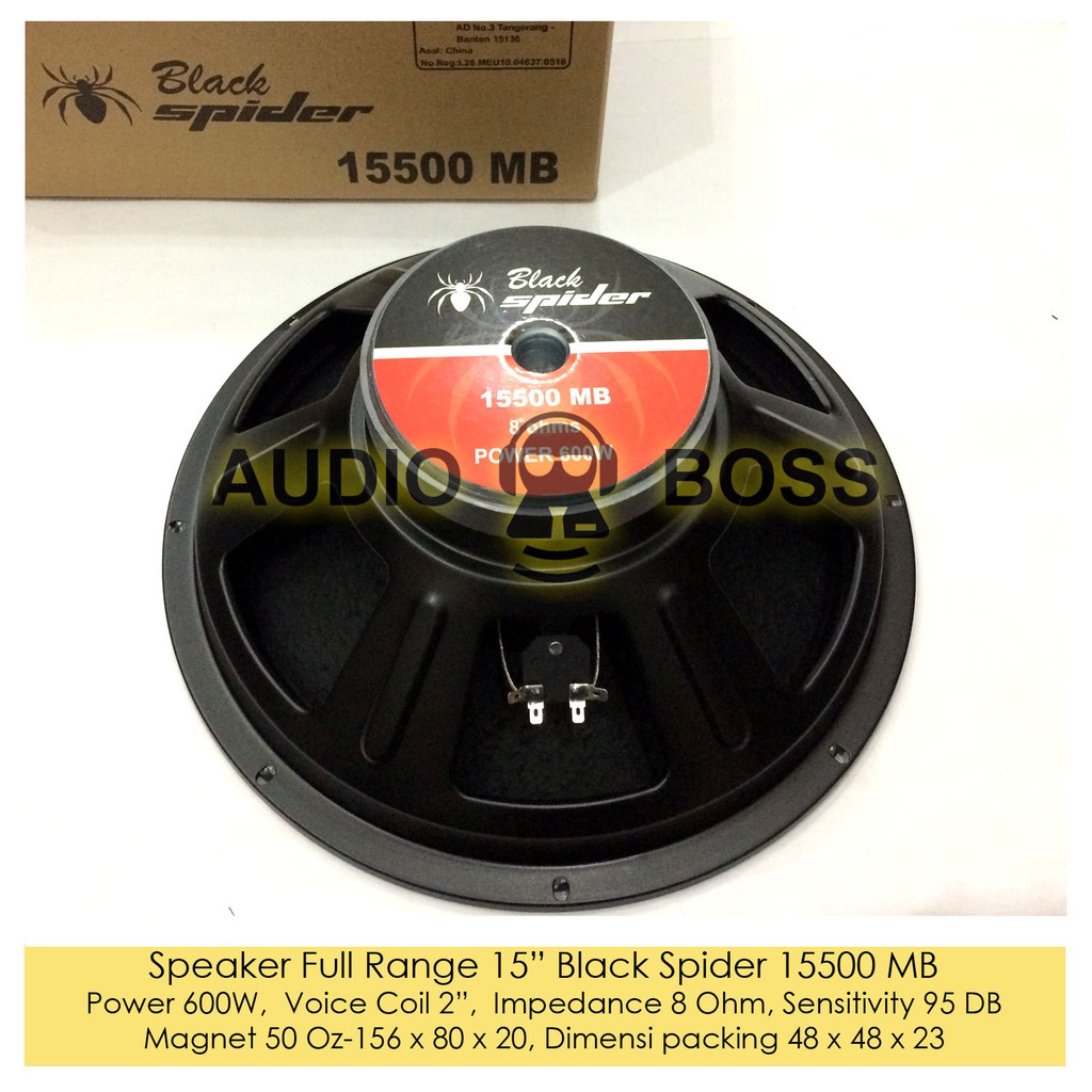 Jual Speaker Full Range 15in 15 inch 15 in Black Spider 15500 MB BS ...
