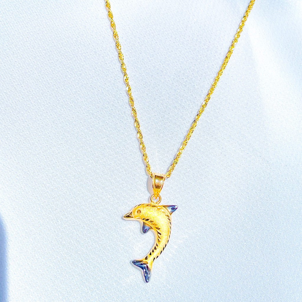 Jual Liontin anak dan dewasa emas asli kadar 70 16k dolphin ikan lumba2 ...