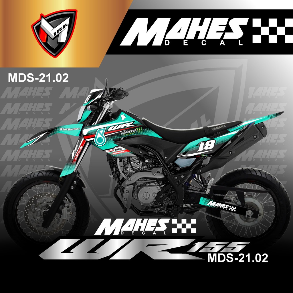 Jual Decal Sticker Motor Cross WR155 Fullbody - Dekal Stiker WR 155 ...