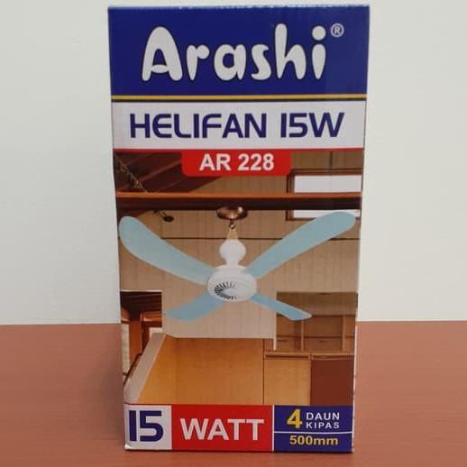 Jual Helifan Arashi AR-228 Kipas Angin Gantung 15 Watt | Shopee Indonesia