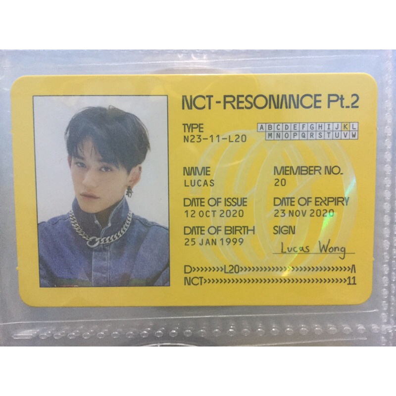 Jual [trade only!!] id card lucas | Shopee Indonesia