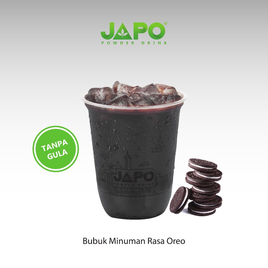 Jual JAPO Bubuk Minuman Black Cookies Plain 1 Kg | Shopee Indonesia