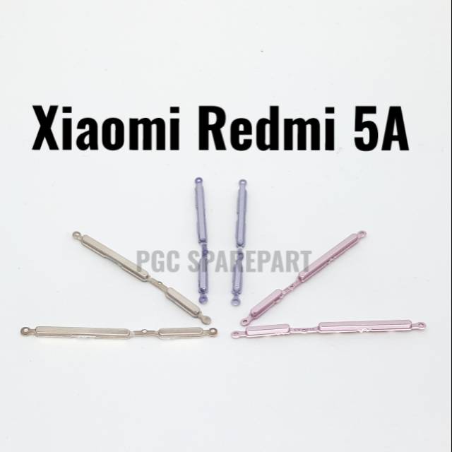 Jual Tombol 1set Volume Power On Off Xiaomi Redmi 5A - Button Casing ...