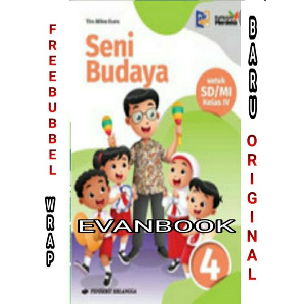 Jual BUKU SENI BUDAYA KELAS 4 SD KURIKULUM MERDEKA NEW ERLANGGA | Shopee Indonesia