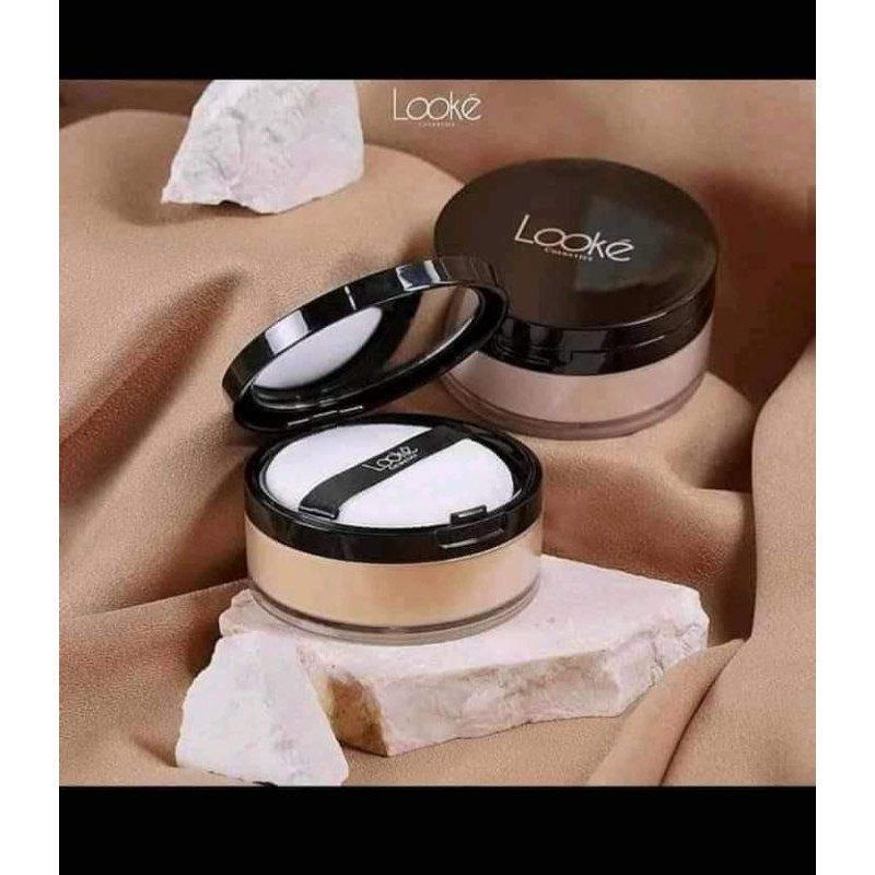 Jual Looke Holy Smooth & Blur Loose Powder | Shopee Indonesia