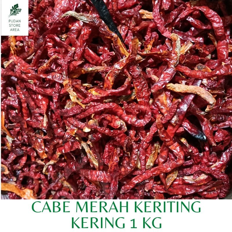 Jual CABE MERAH KERITING KERING 1 KG (CABE KERING ASLI MEDAN) | Shopee ...