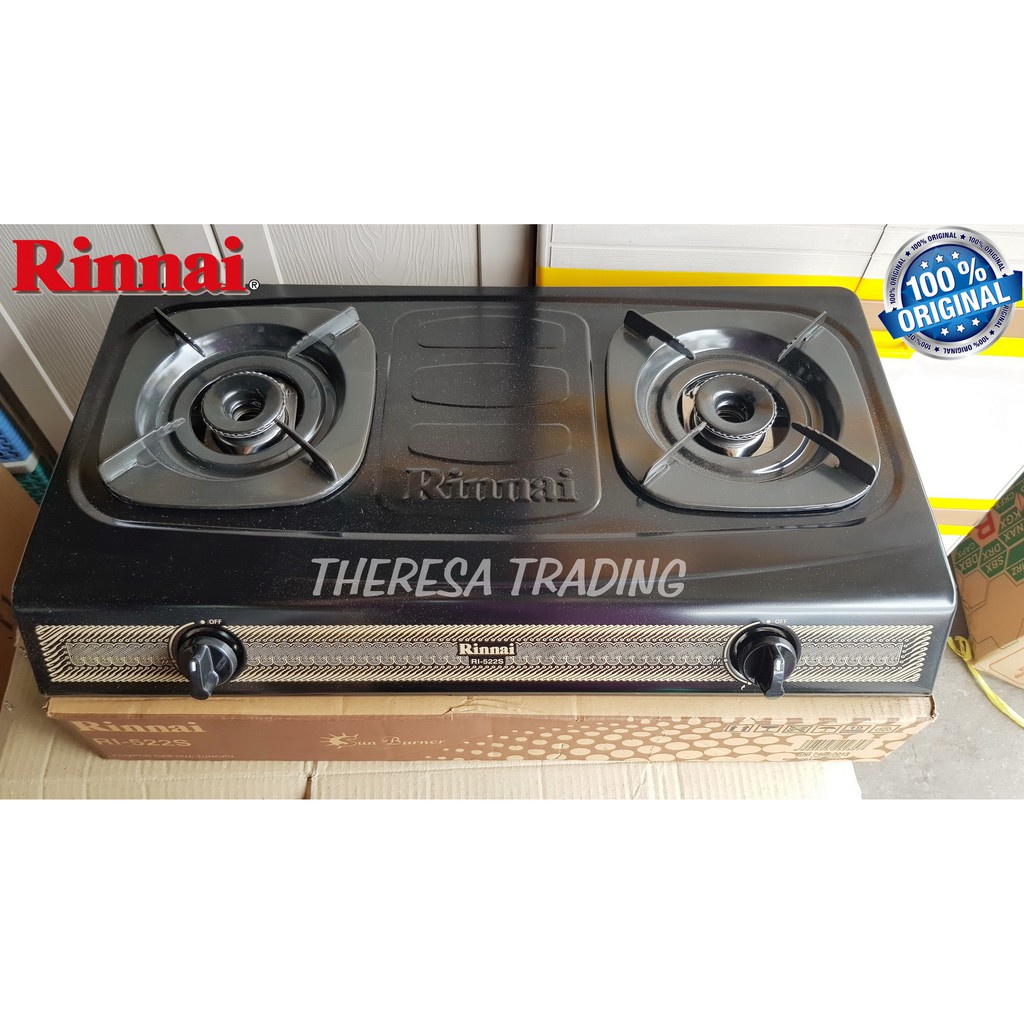 Jual KOMPOR GAS RINNAI 2 TUNGKU RINNAI 522 S GARANSI RESMI RINNAI INDONESIA | Shopee Indonesia