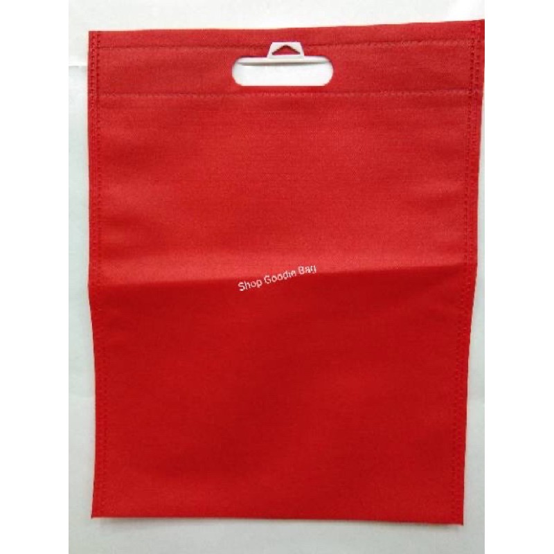 Jual Goodie Bag Tas Spunbond Merah 30x40 cm | Shopee Indonesia