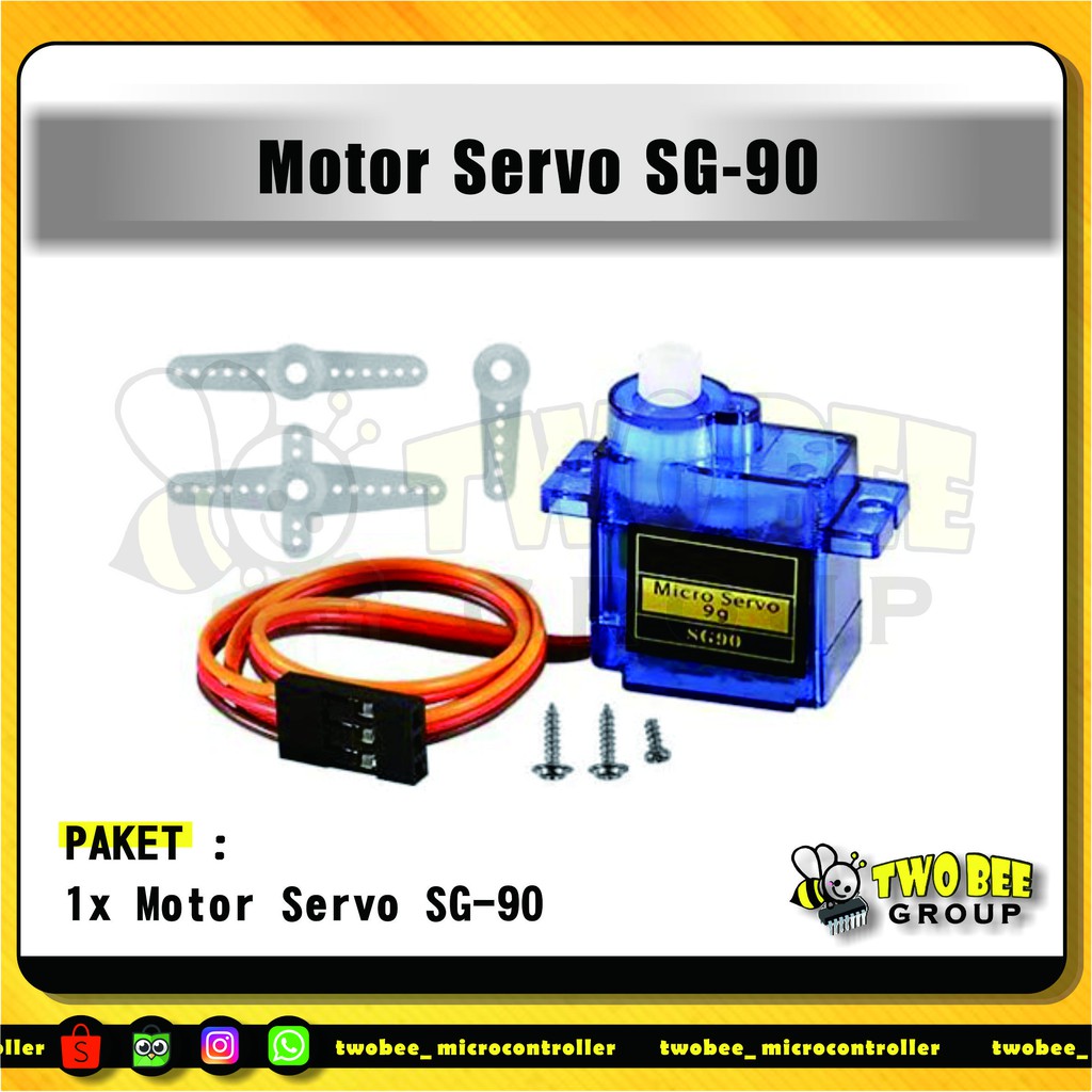 Jual Motor Servo SG90 - 180 Derajat | Shopee Indonesia