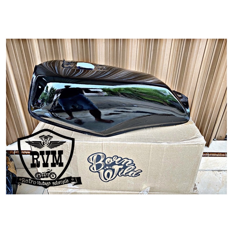 Jual Tangki Yamaha Rx King hitam polos Bornwild | Shopee Indonesia