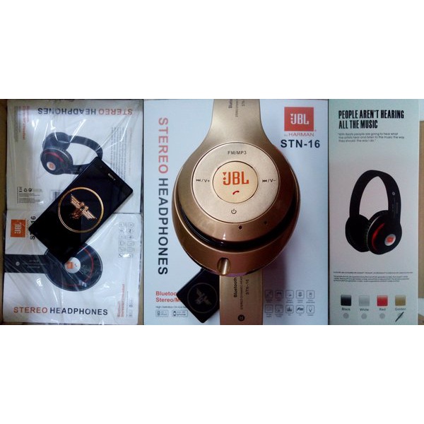 Jual JBL Wireless Bluetooth Headphone with TF/SDCard + Mic | Shopee ...