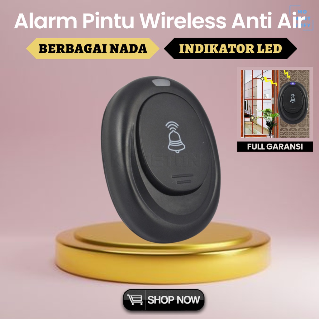 Jual Taffware Wireless Alarm Alaram Suara Bunyi Pintu Jendela Rumah ...