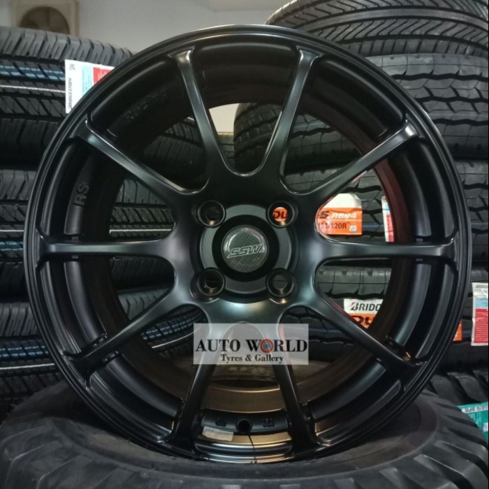 Jual Velg SSW S187 Ring 15 PCD 4x100 - Black | Shopee Indonesia