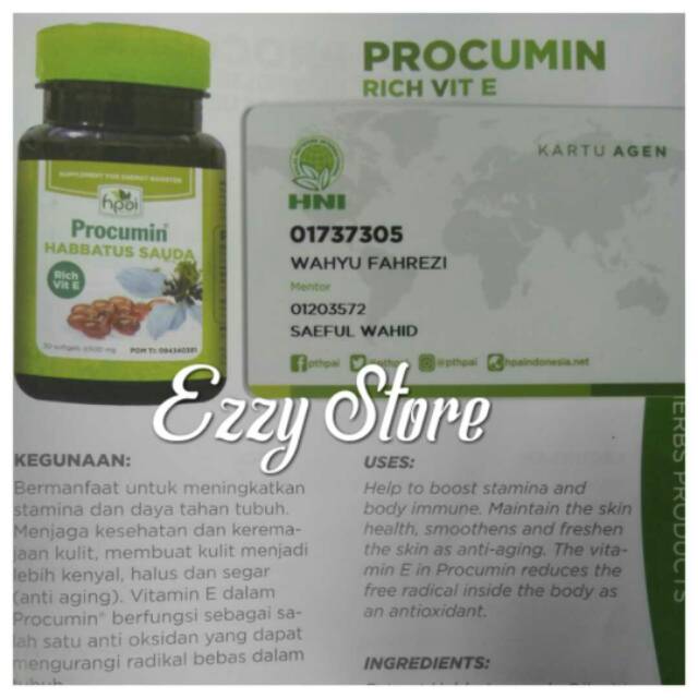Jual Procumin Rich Vit E HNI HPAI | Shopee Indonesia