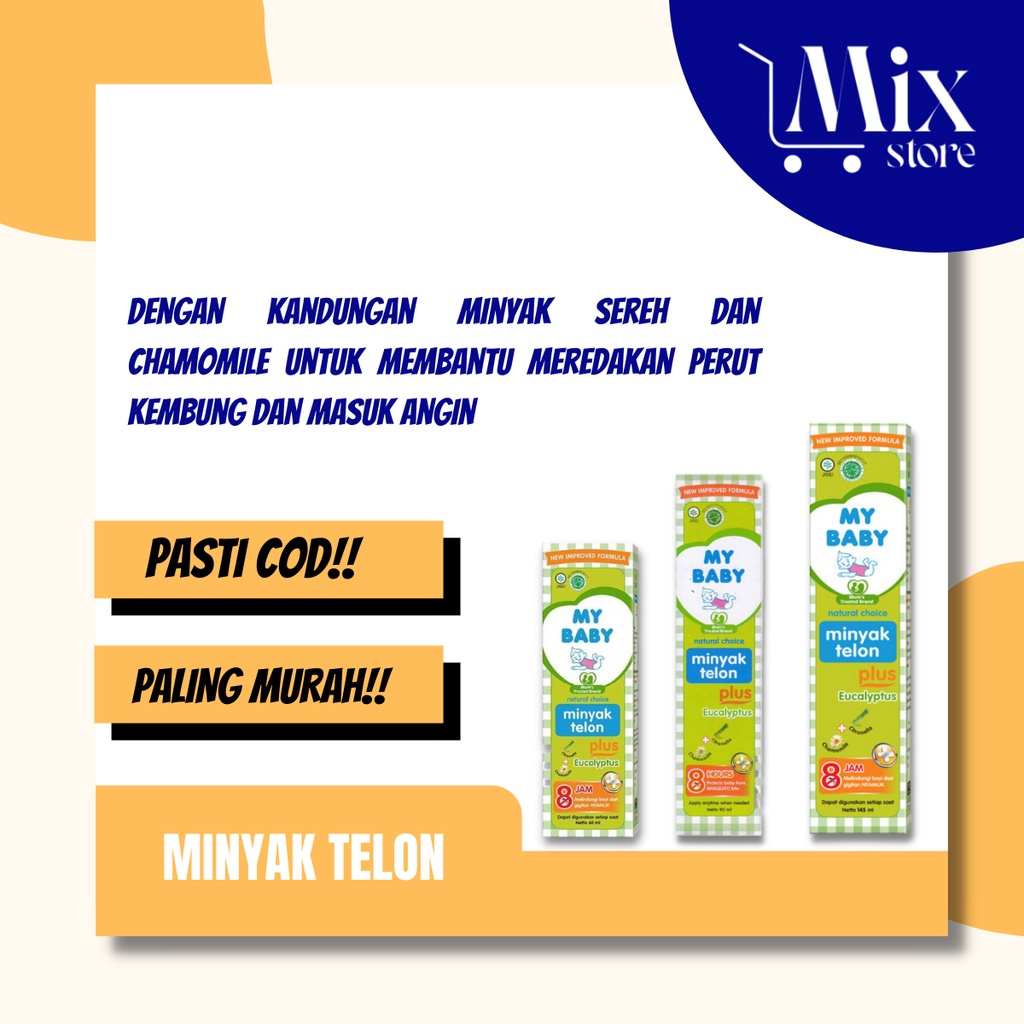 Jual My Baby Minyak Telon/Minyak Telon Bayi 60 / 90 /150 ML | Shopee ...