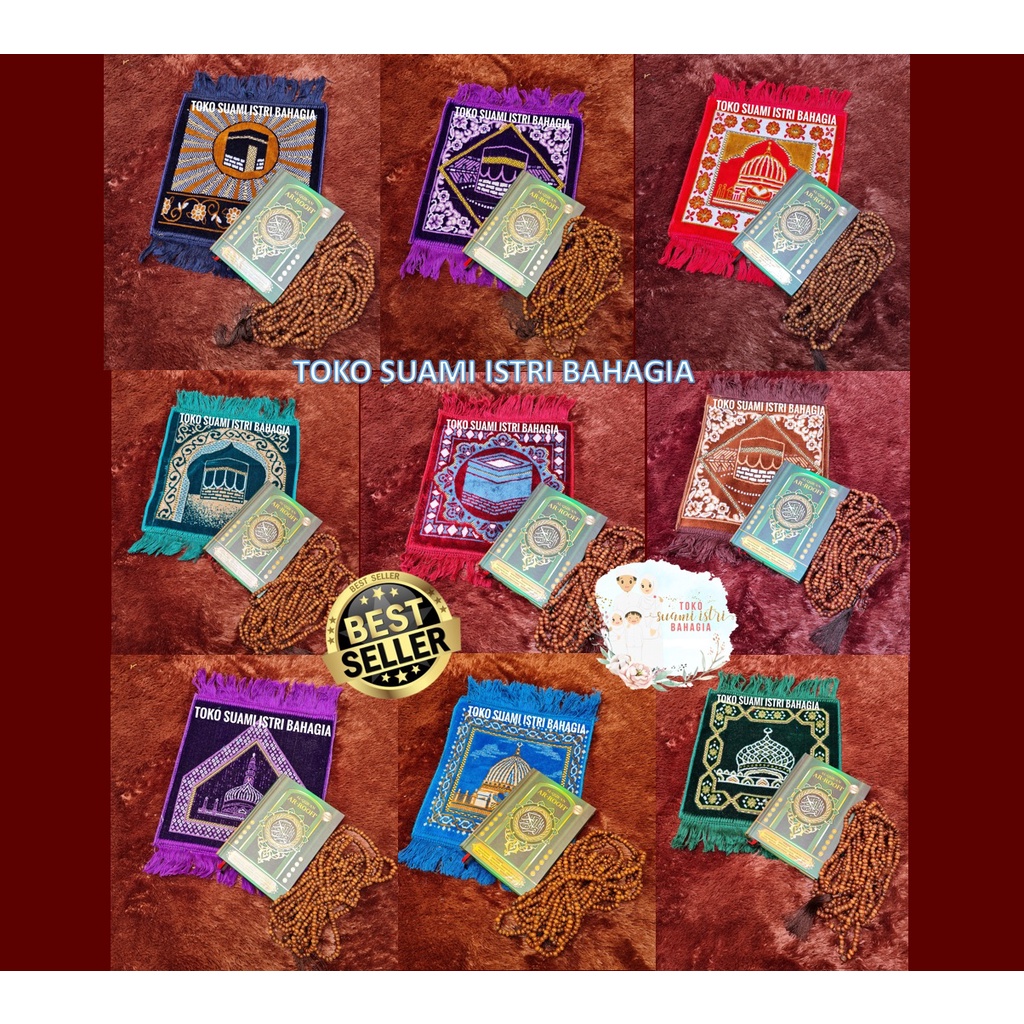 Jual Sajadah Turkish Persegi Grade B 35 x 35 Cm Turki Muka Kepala Kecil ...