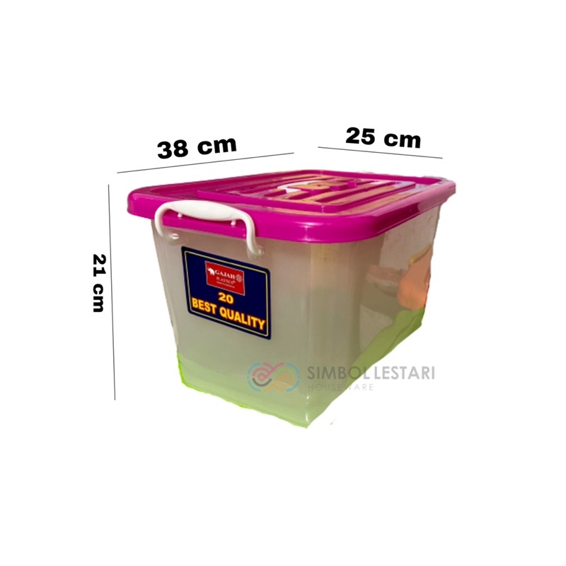 Jual Container Box Gajah 20 Liter | Shopee Indonesia