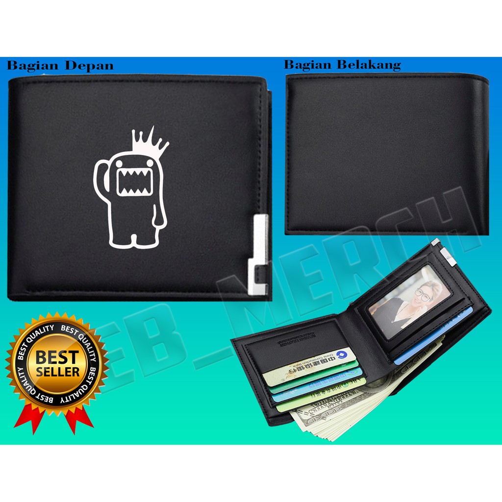 Jual Dompet Pria Lipat DOMOKUN DOMO KUN Dompet Kulit Men Fashion Letter Wallet KEREN EB_MERCH ...