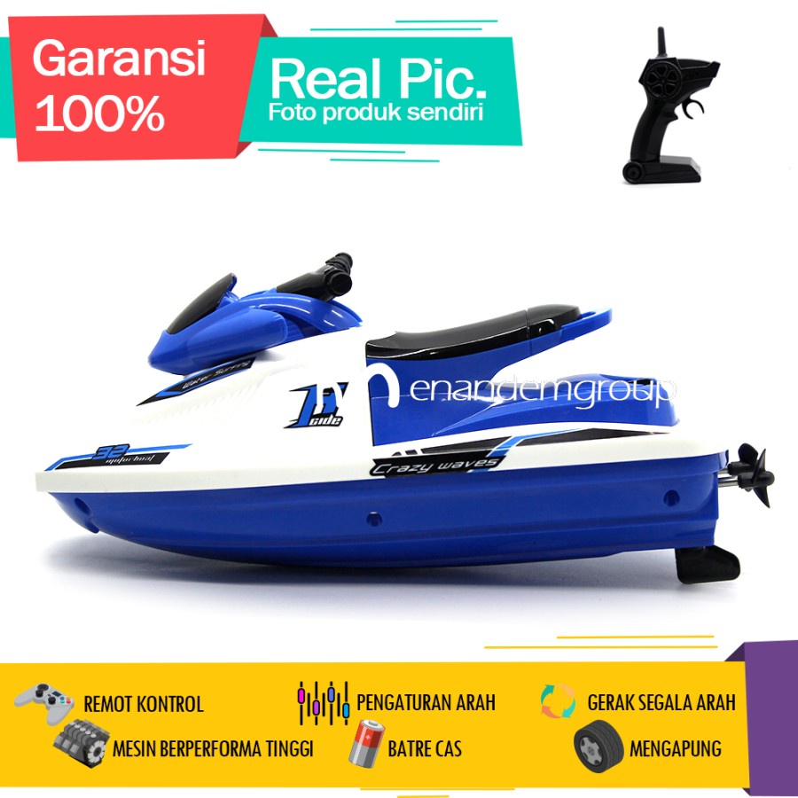 Jual Remote Control Kapal Jet Ski Ngebut Di Air RC | Shopee Indonesia