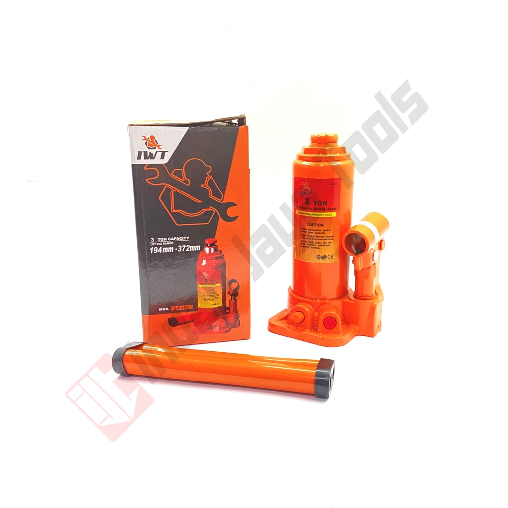Jual IWT Dongkrak Botol 3 Ton - Hydraulic Jack Hidrolik Mobil | Shopee ...