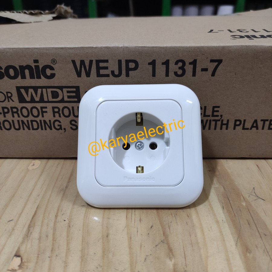 Jual STOP KONTAK PANASONIC COLOKAN NON CP WEJP 1131-7 WIDE SERIES ...