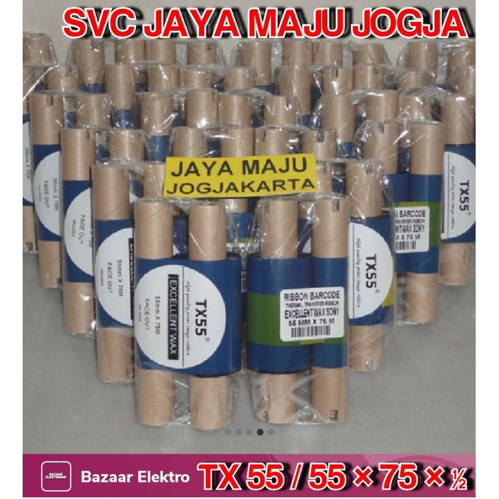 Jual TX55 55 MM X 75 M SONY EXCELLENCE WAX - FACE OUT || CORE ½ ...