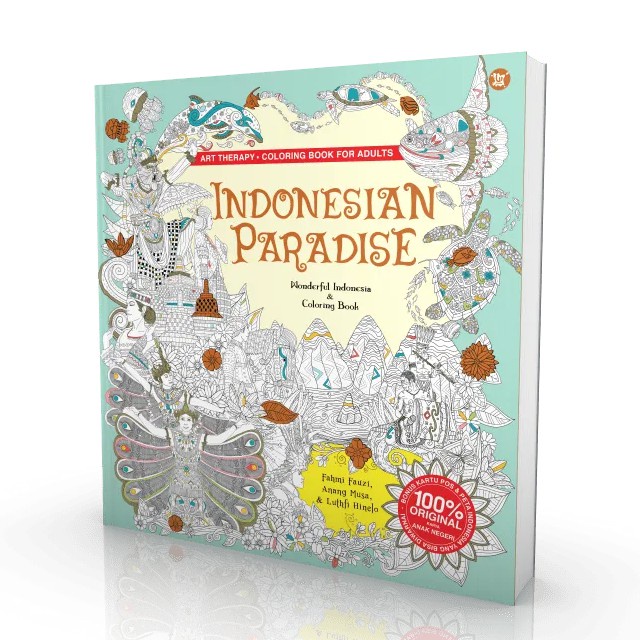 Jual Art Therapy Buku Mewarnai Anti Stress Dewasa Adult Coloring Book ...