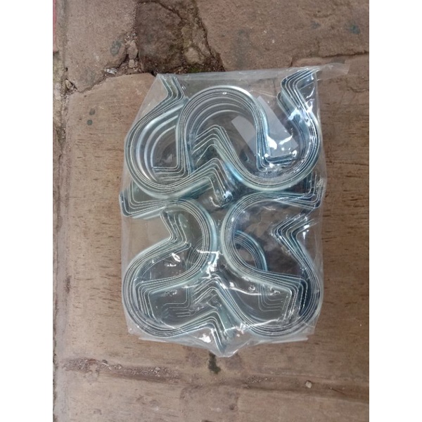 Jual Klem plat besi 2 1/2" inch tebal / pipe clamp / klem omega ...