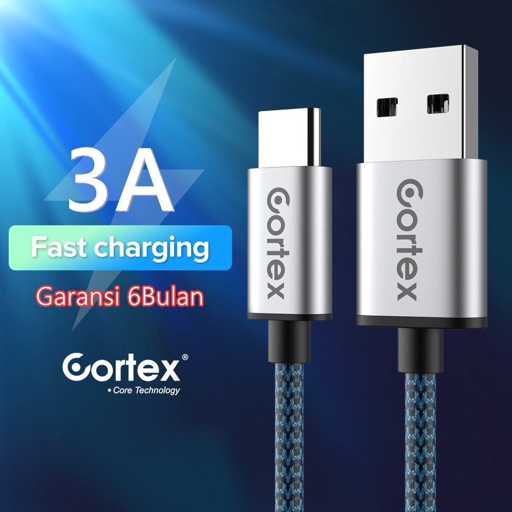 Jual Cortex Power - KE-212 Kabel Data USB to Type-C Fast Charging QC 3 ...