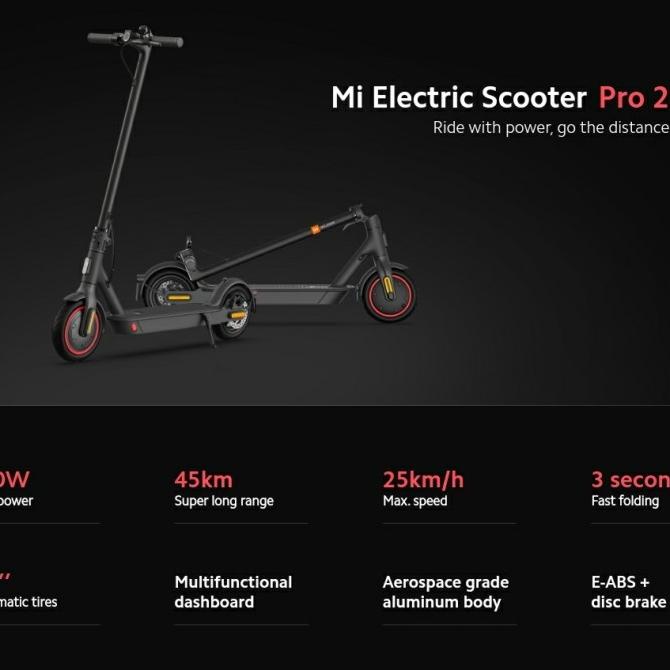 Jual XIAOMI ELECTRIC SCOOTER PRO 2 - Mi kick Scooter - skuter pro2 ...