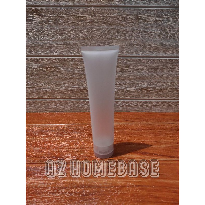 Jual Tube Kosong 100ml Natural Tutup Fliptop Model Kurus- Tube 100ml ...