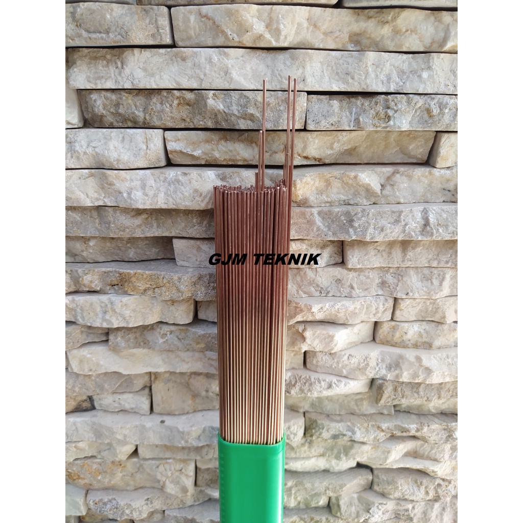 Jual TIG FILLER ROD 1.6MM & 2.4 MM STEEL KAWAT LAS ARGON er 70s-6 (ISI ...