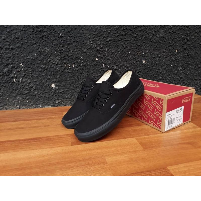 Jual VANS AUTHENTIC FULL BLACK | Shopee Indonesia