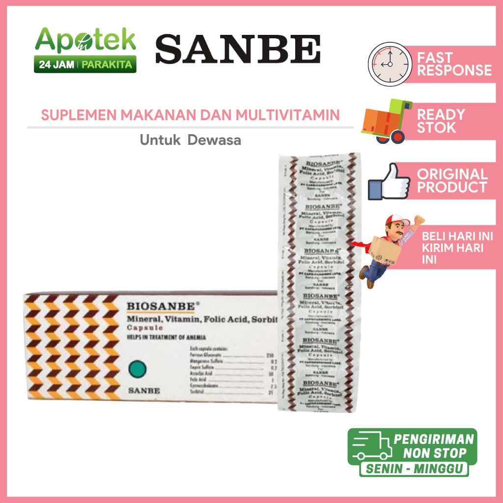 Jual Biosanbe / Biosanbe Tablet / Suplemen Makanan dan Multivitamin ...