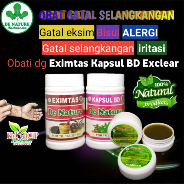 Jual Obat Gatal | Exim | Herpes | kapsul Bd &Eximtas DeNature | Shopee ...