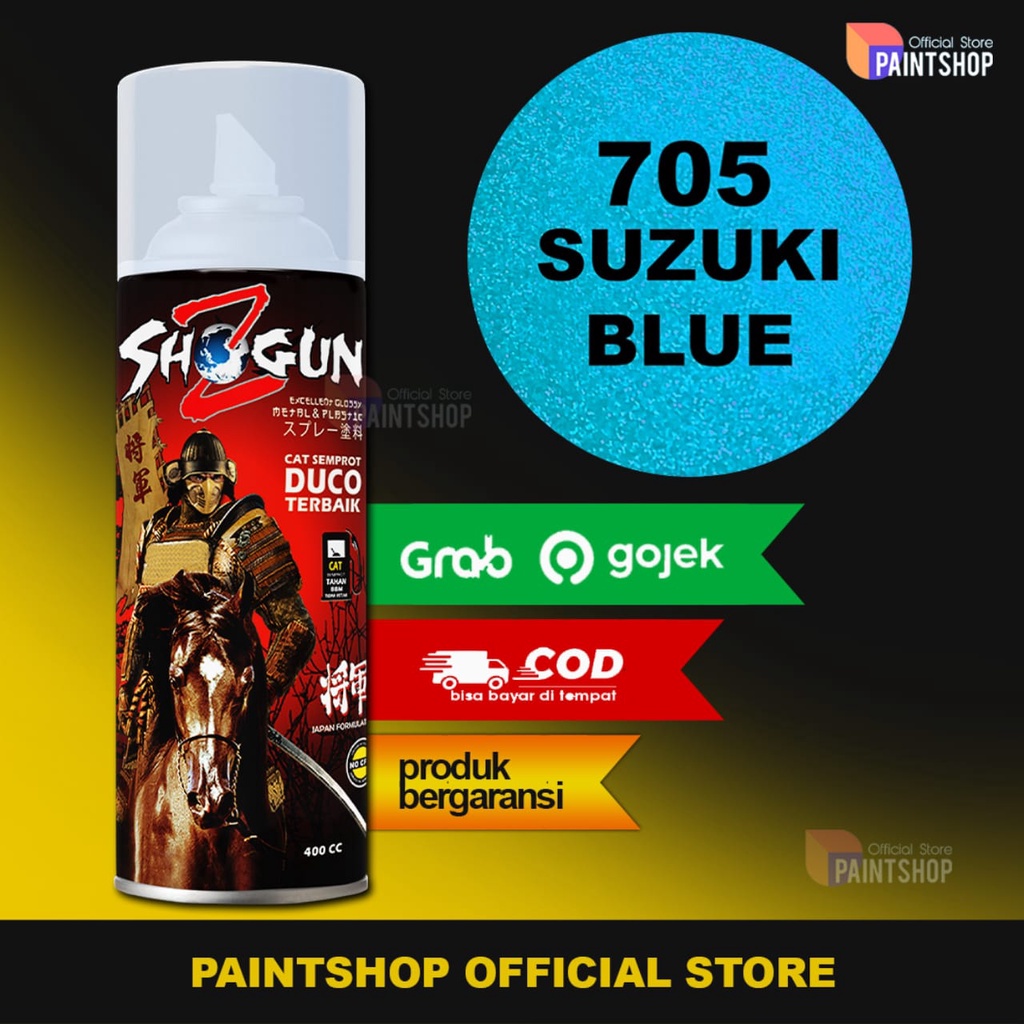 Jual Cat Semprot Shogun Z Warna Suzuki Blue 705,Pilok Pilox Warna Biru ...