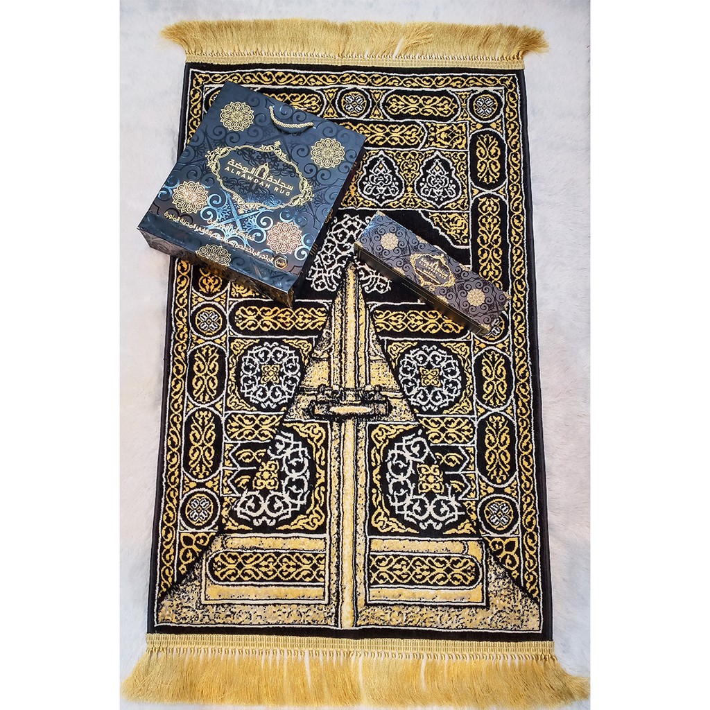 Jual Sajadah Multazam/Sajadah Kiswah Kabah/Sajadah Pintu Kabah ORIGINAL ...
