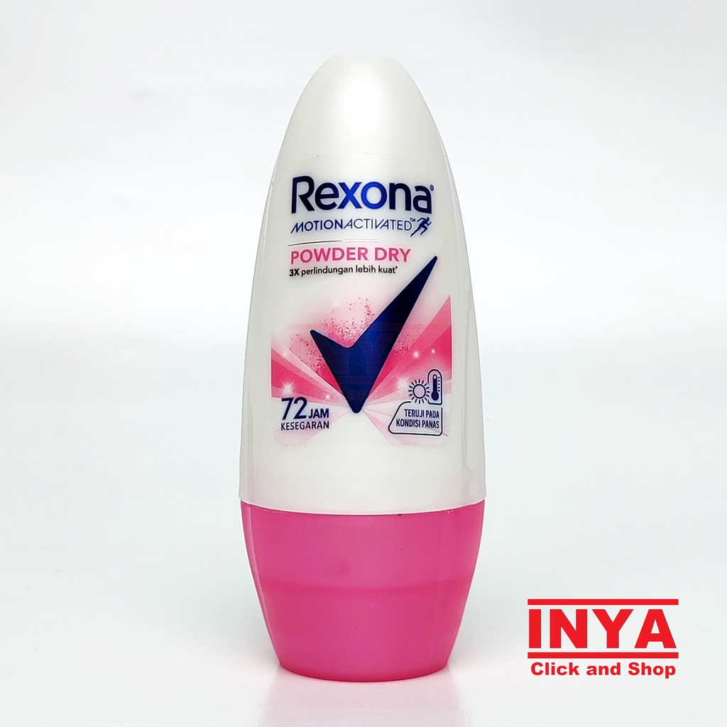 Jual REXONA POWDER DRY 45ml - Deodorant Roll On | Shopee Indonesia
