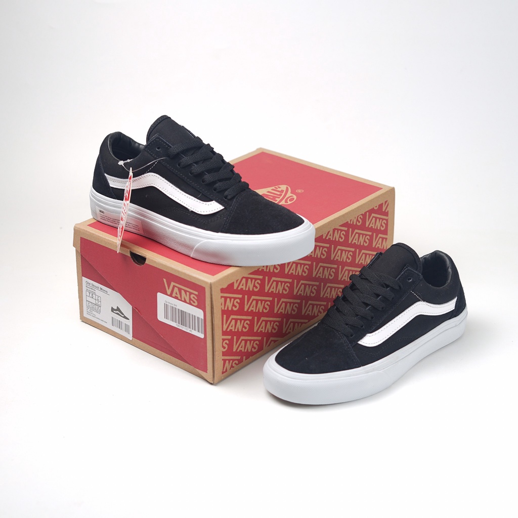 Jual Sepatu Vans Oldskool Mono Black White Sepatu vans hitam putih made ...