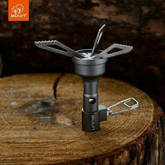 Jual Kompor Bulin BL100-10T titanium stove ultralight gas portable camping mini lipat outdoor ...