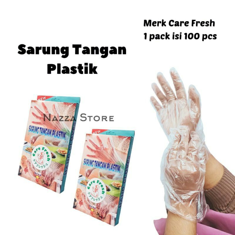 Jual Sarung Tangan Plastik isi 100 pcs | Shopee Indonesia