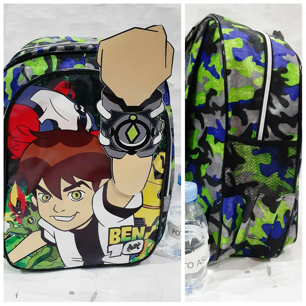 Jual Tas anak karakter Ben10 / ransel anak sekolah Ben 10 / backpack ...