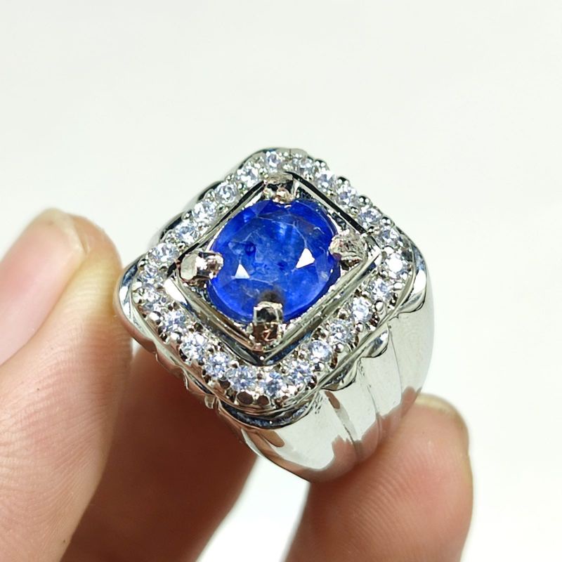 Jual TERMURAH!! BATU BLUE SAFIR ASLI NATURAL LENGKAP DENGAN SERTIFIKAT ...