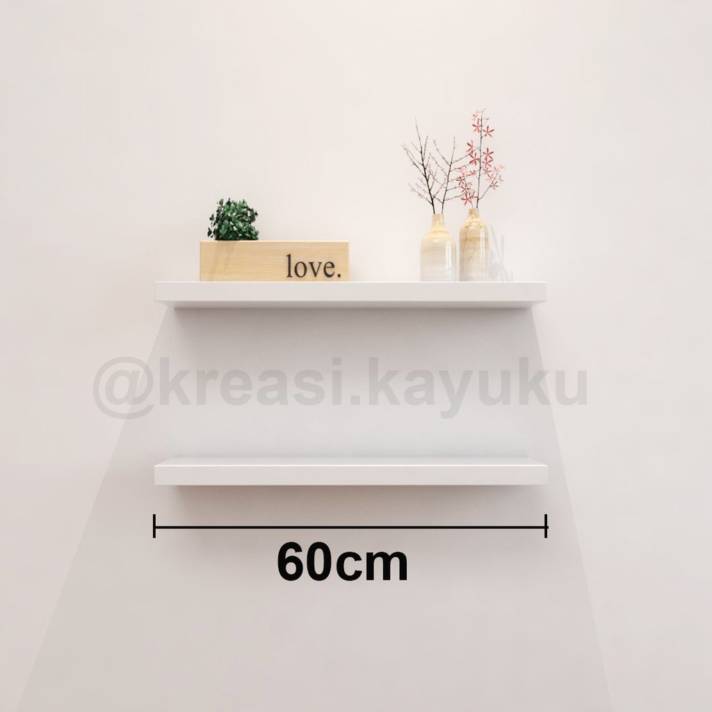 Jual Ambalan Dinding P60 (Warna Putih) | Shopee Indonesia