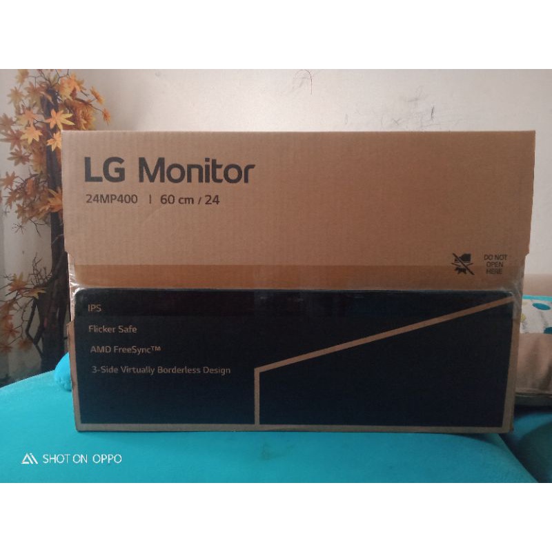 Jual New Led Monitor LG 24Mp400 24inch Bezeless 75Hz IPS HDMI FHD ...